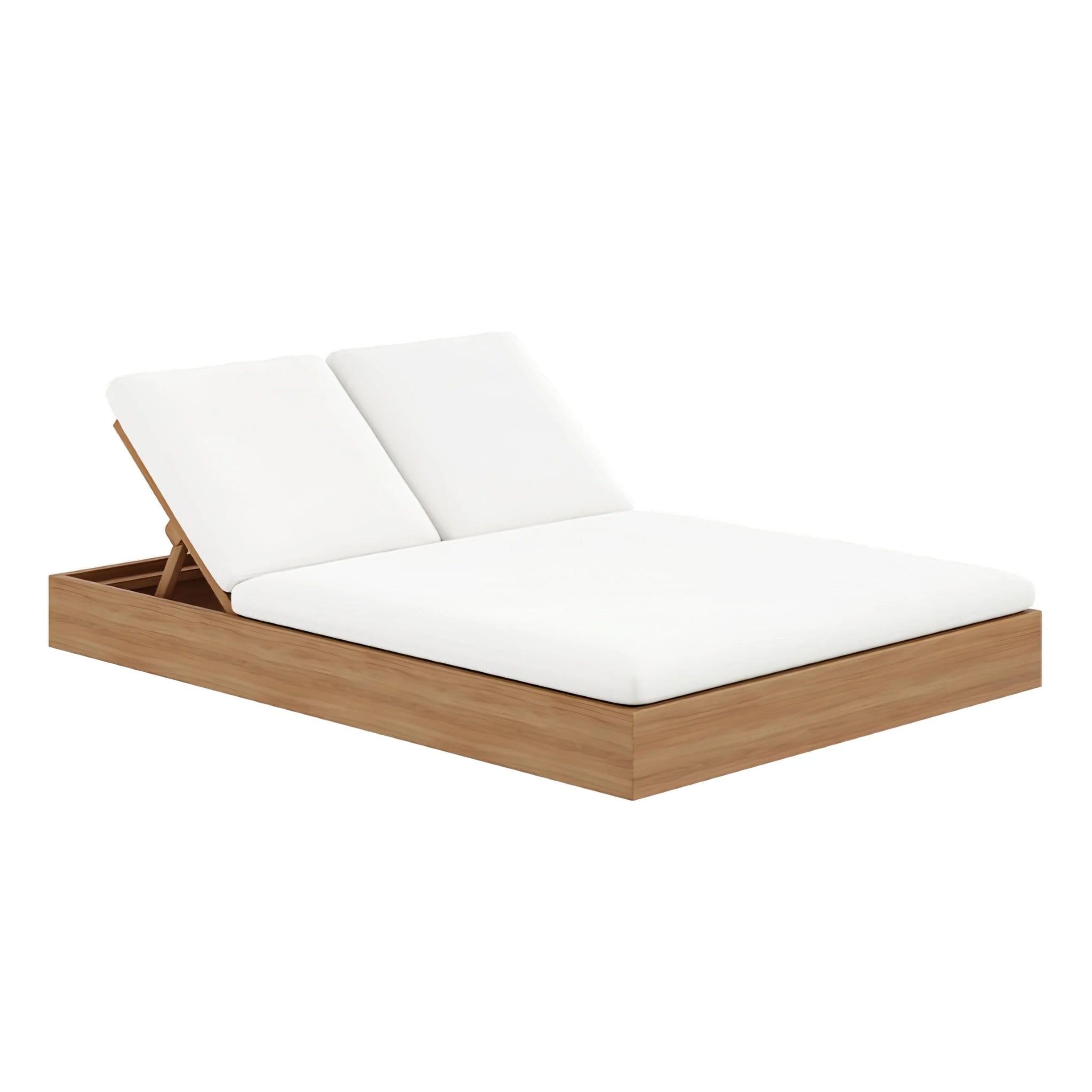 Beja Teak Double Chaise Lounge BEJA-TK-DCL by Harmonia