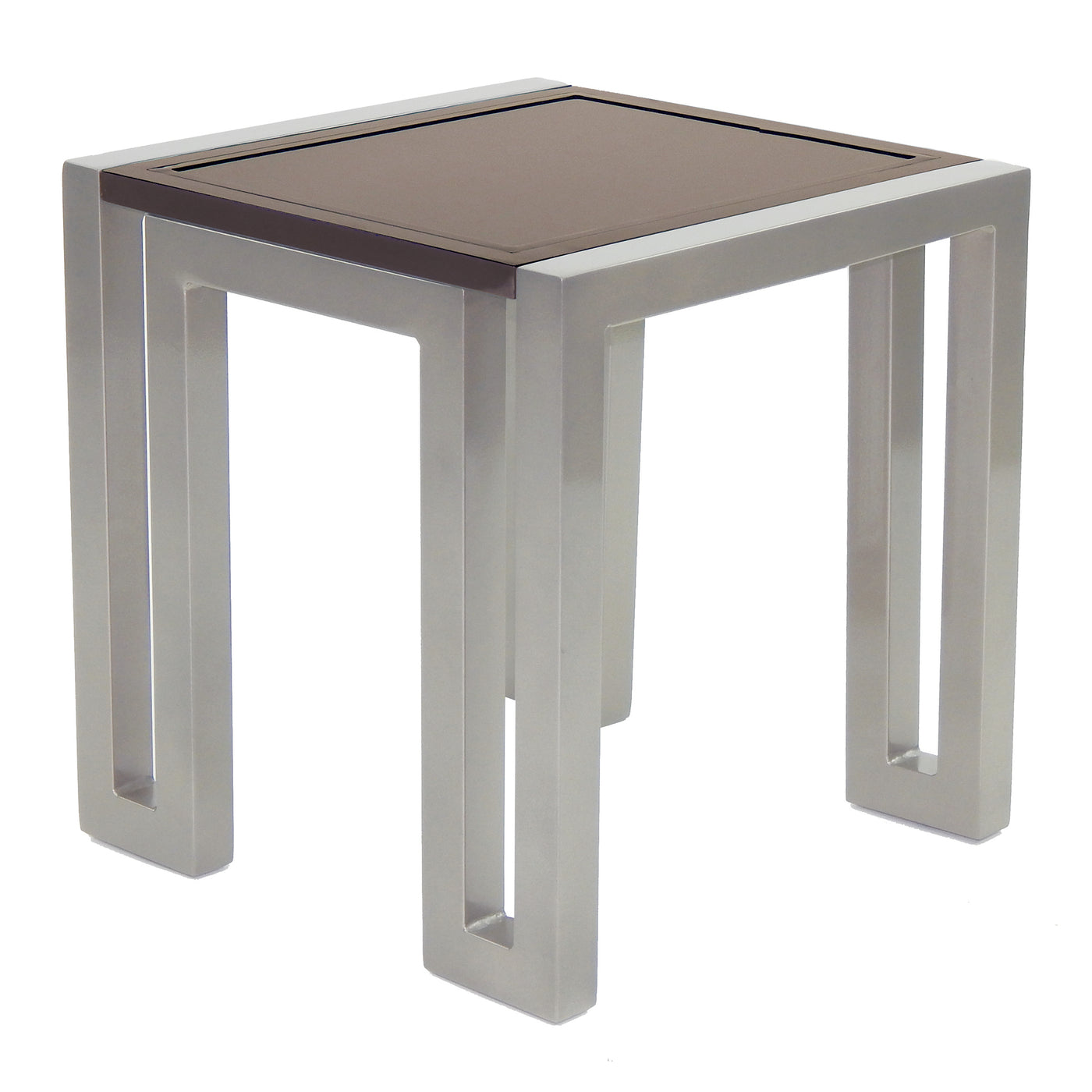 Icon 20" Square Aluminum Side Table RSS20 by Castelle