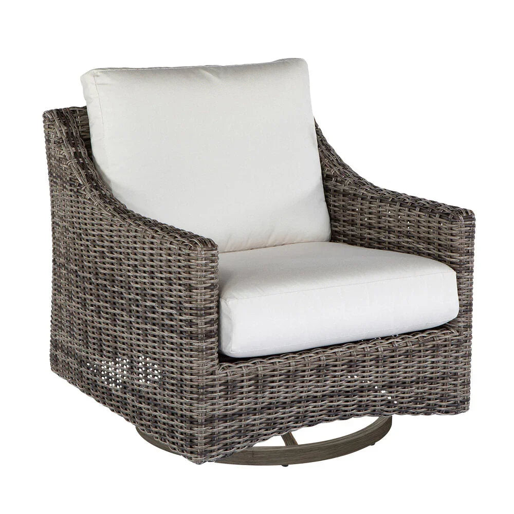 Avallon Wicker Swivel Glider Club Chair 2062-2069 by Ebel