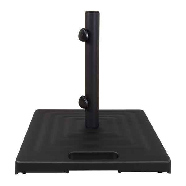 100 lb. Square Monaco Market Umbrella Base with Wheels BKMSQ100 by Tre
