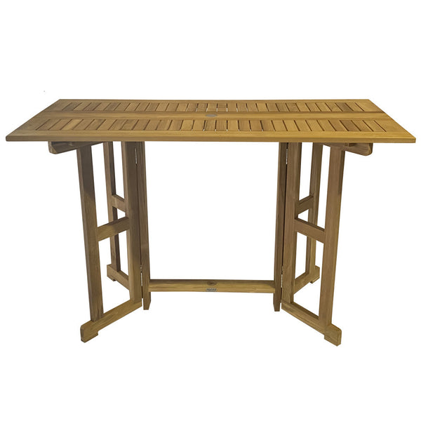 Royal Teak 32" x 64" Drop Leaf Bar Table